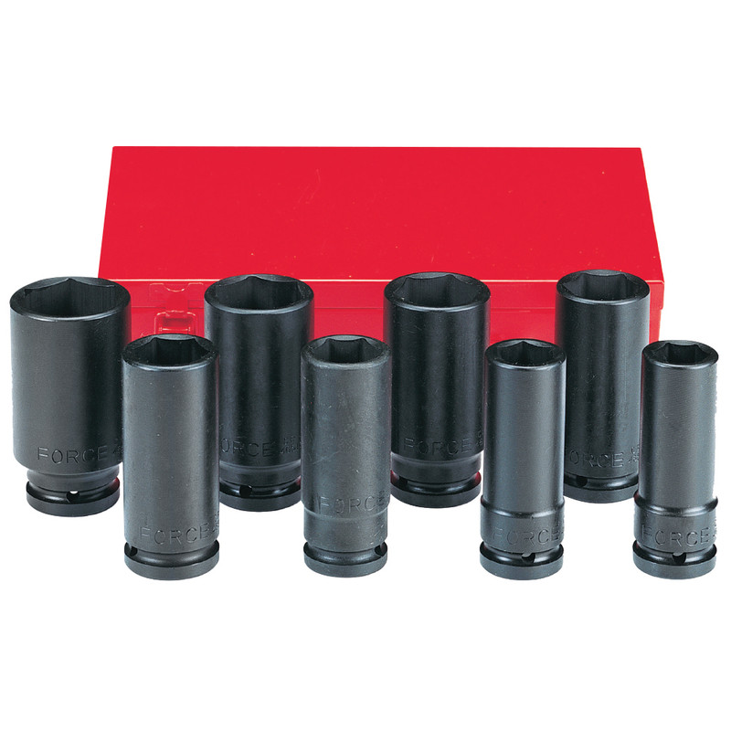 8PCs 3/4"dr Impact Deep Socket Set 6PT 26-3 - Faqihi Enterprises